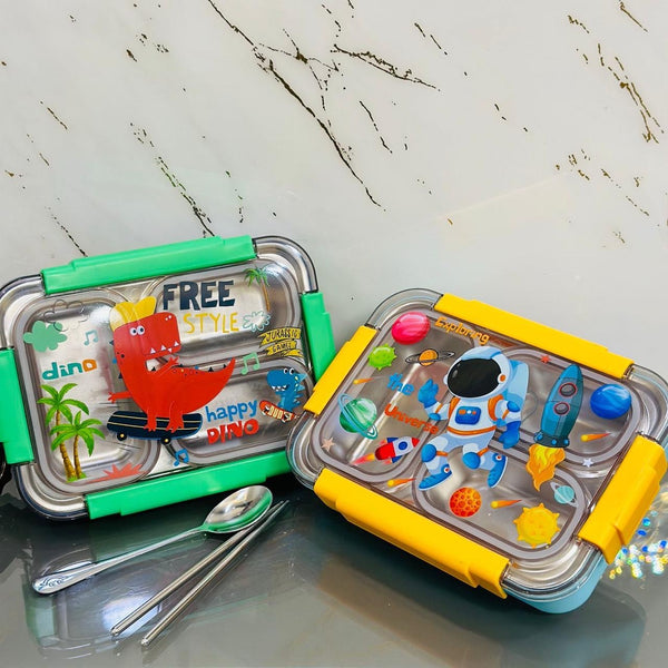 Insulated 3-Grid Bento Lunch Box – 100% Spill-Proof & Leakproof – The ...