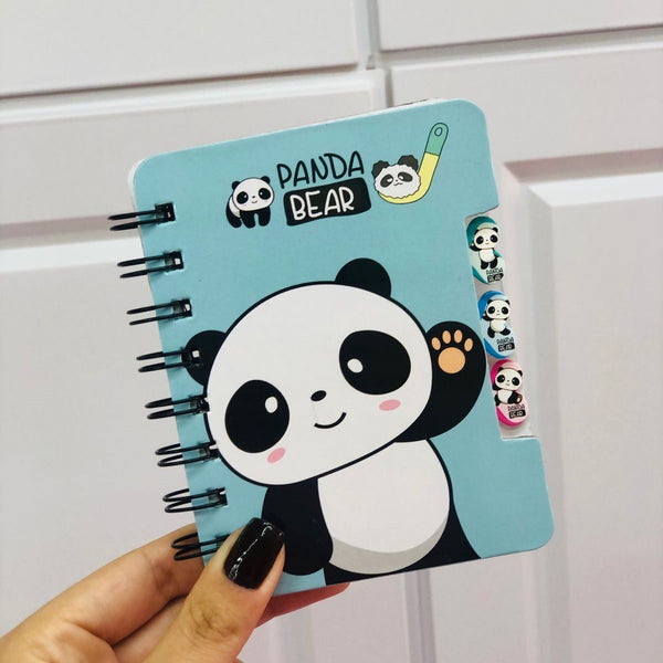 Kawaii Panda Diary – A6 Size with Ruled Sheets & Dividers for Kids & T ...