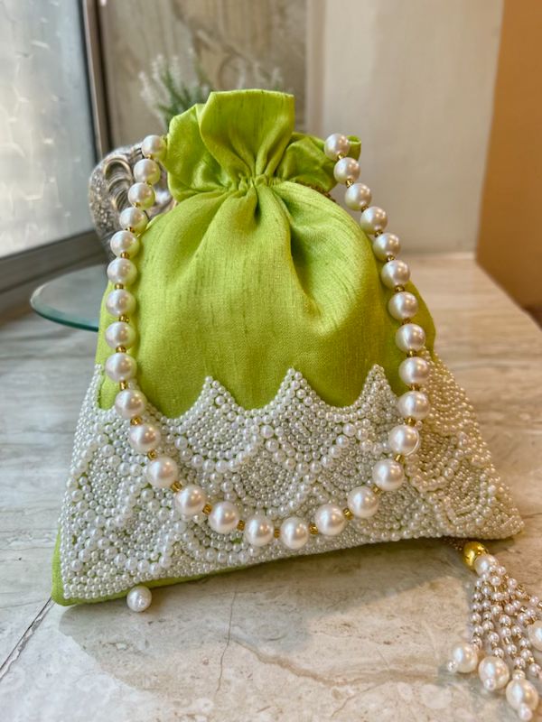 Vibrant Intricate Pearl Potlis – Elegance in Every Stitch! – The Whizz Kids